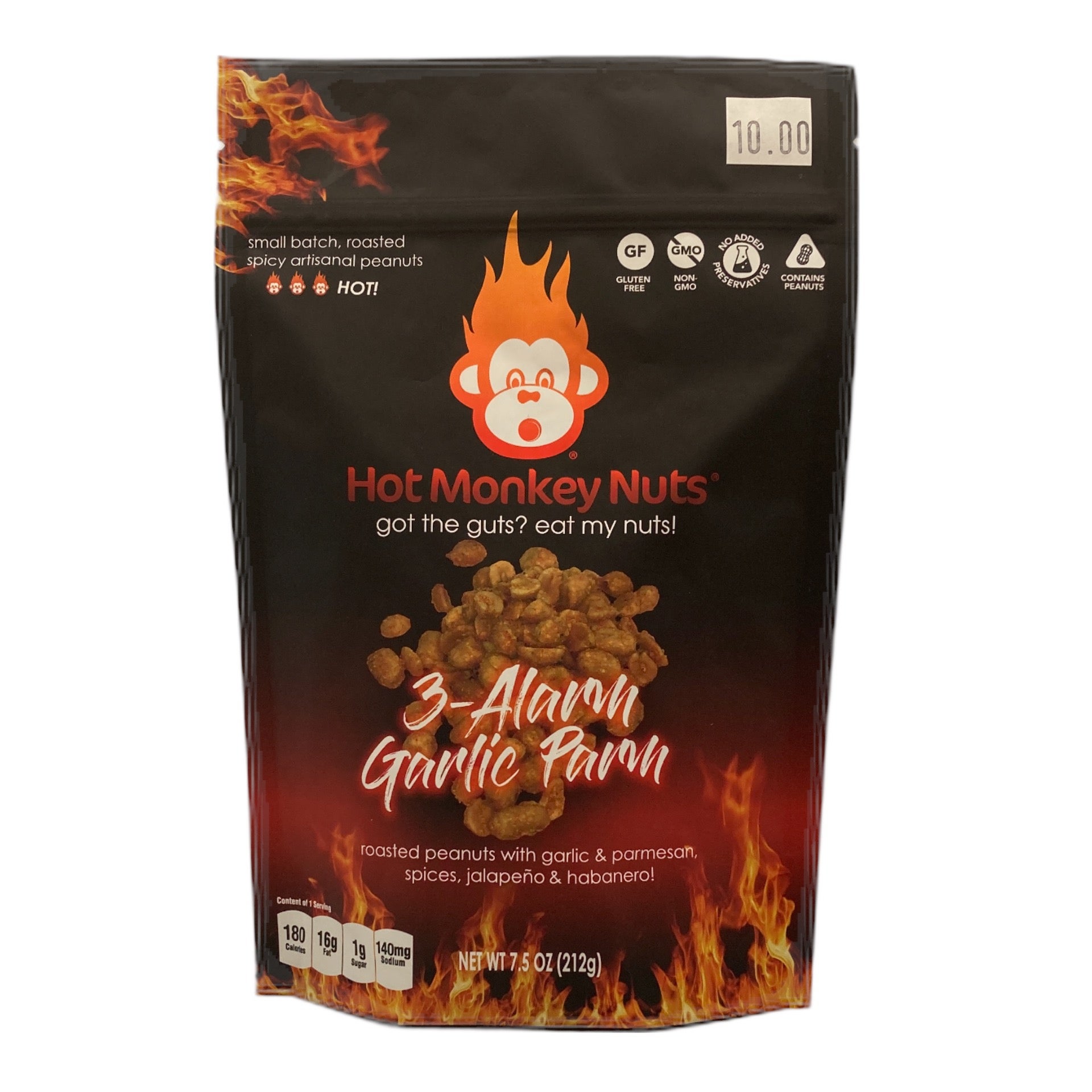 Hot Monkey Nuts 3-Alarm Garlic Parm | The Angry Pepper