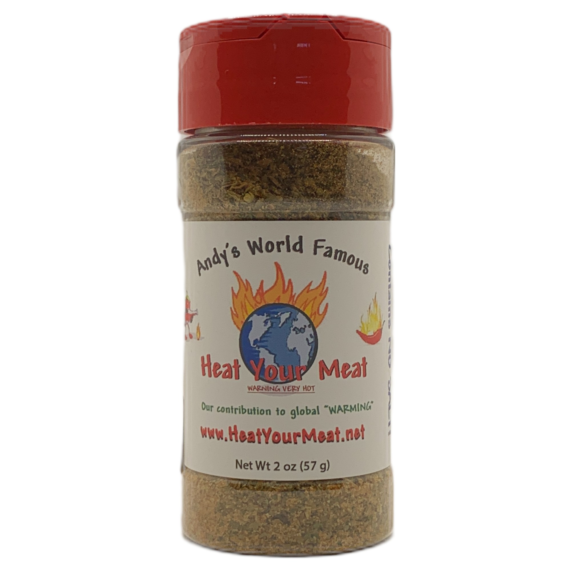 Andy's World Famous Heat Your Meat Seasoning | The Angry Pepper