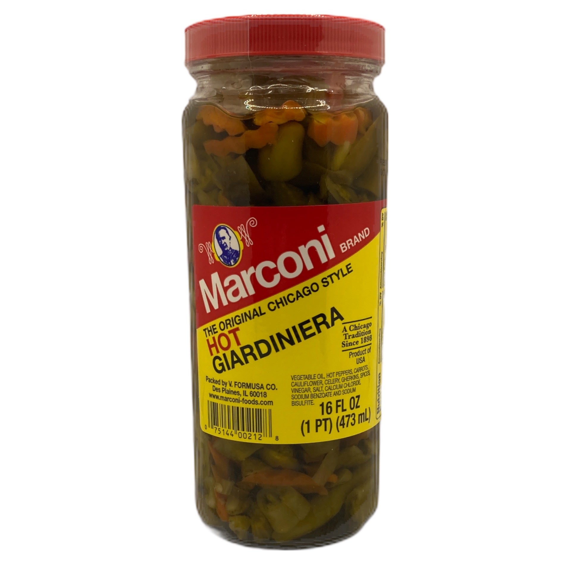 Marconi Chicago Style Hot Giardiniera | The Angry Pepper